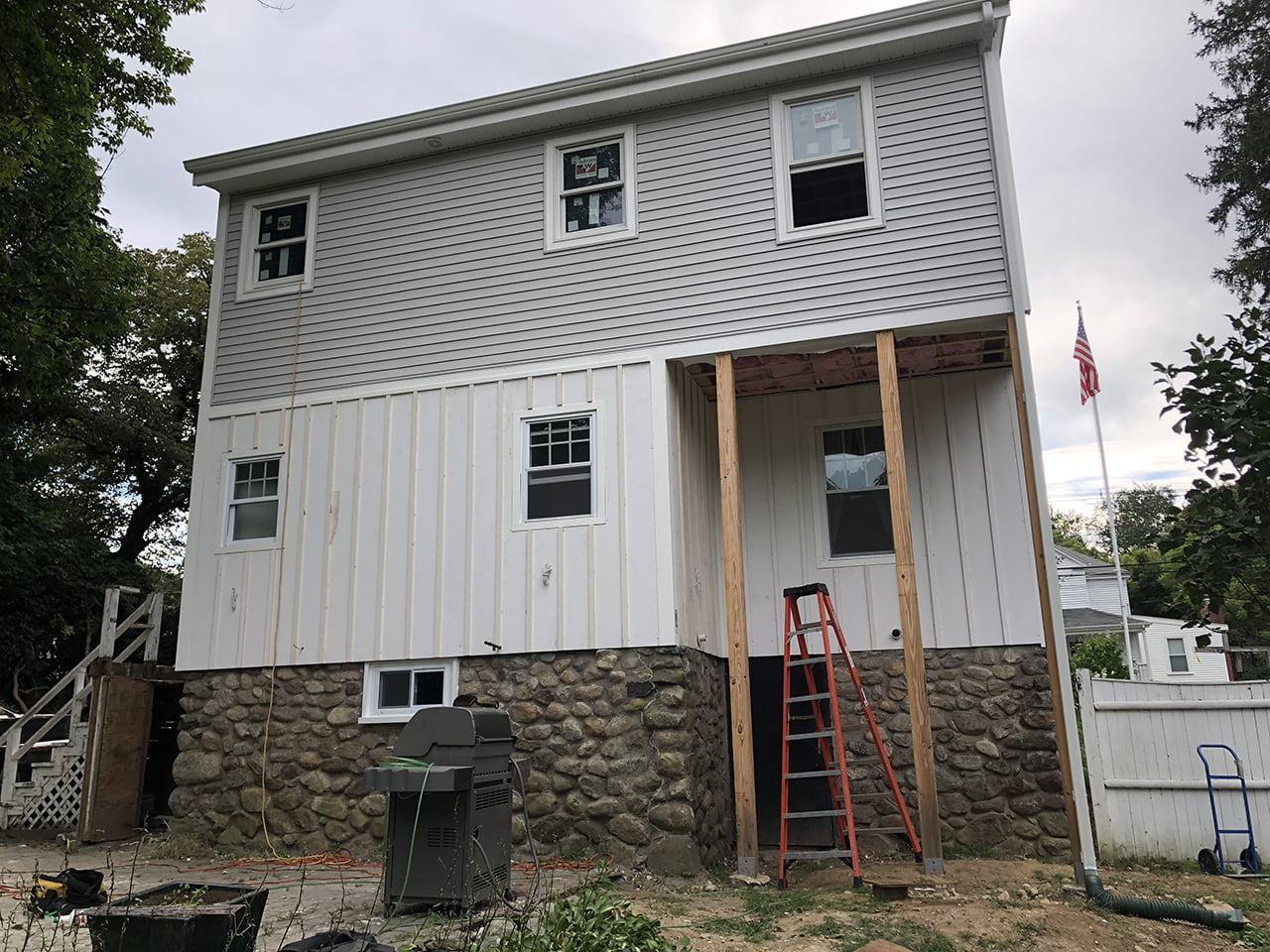 Board and Batten installation | Canton, Massachusetts