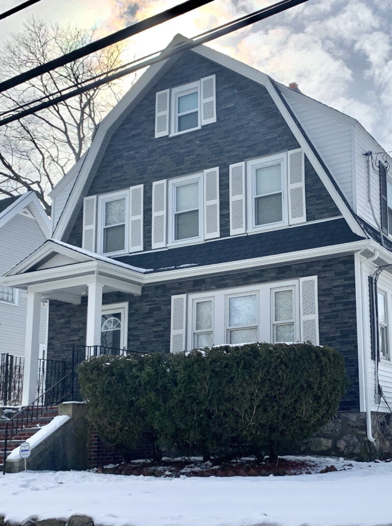 Tando Stacked Stone Vinyl Siding | Hyde Park, Massachusetts
